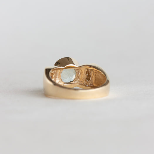 Chunky Sapphire and Diamond Ring | The Rhodes Ring | Evorden