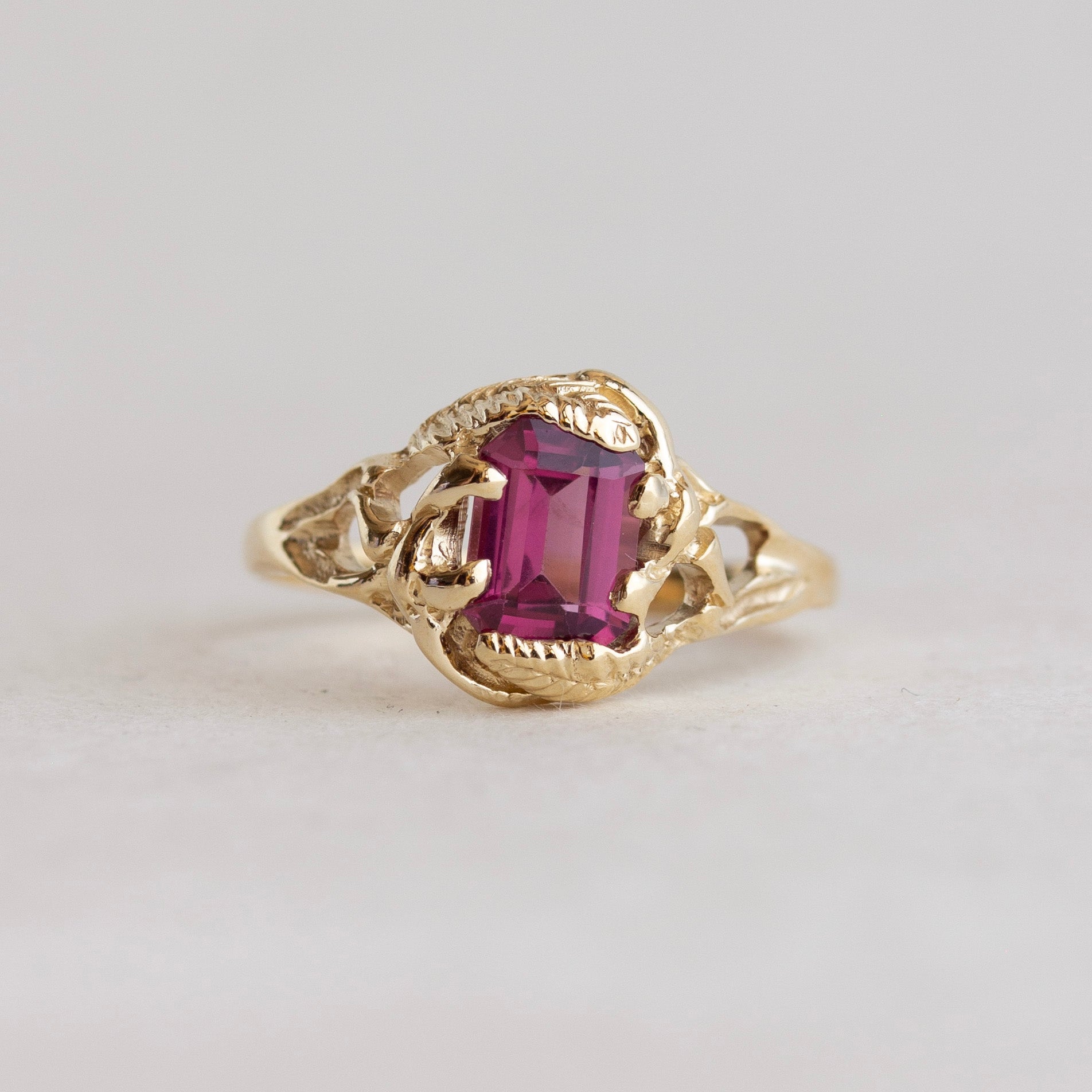 Vintage Garnet Ring | The Revere Ring | Evorden