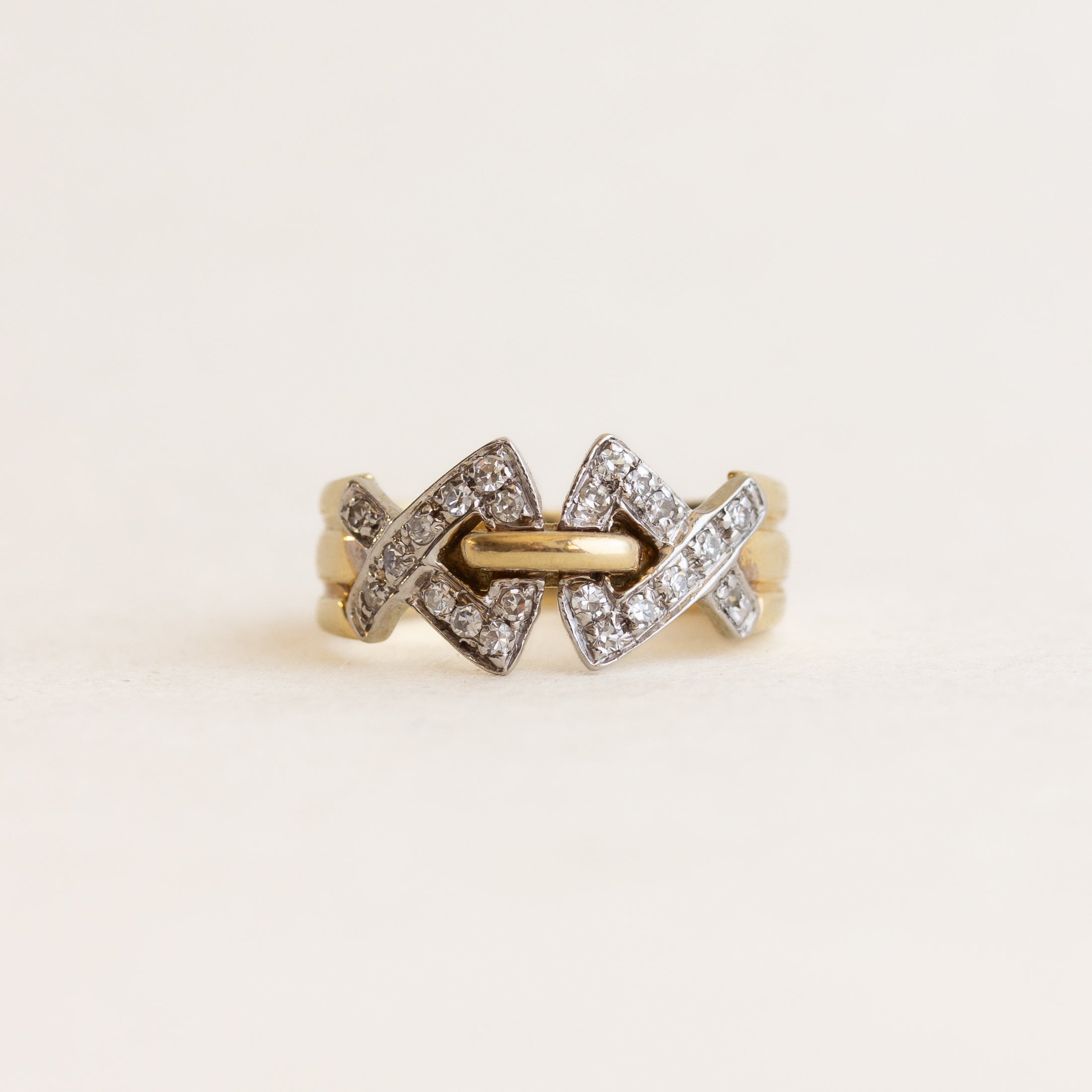 Vintage 14K Buckle Ring | The O'Connor Ring | Evorden