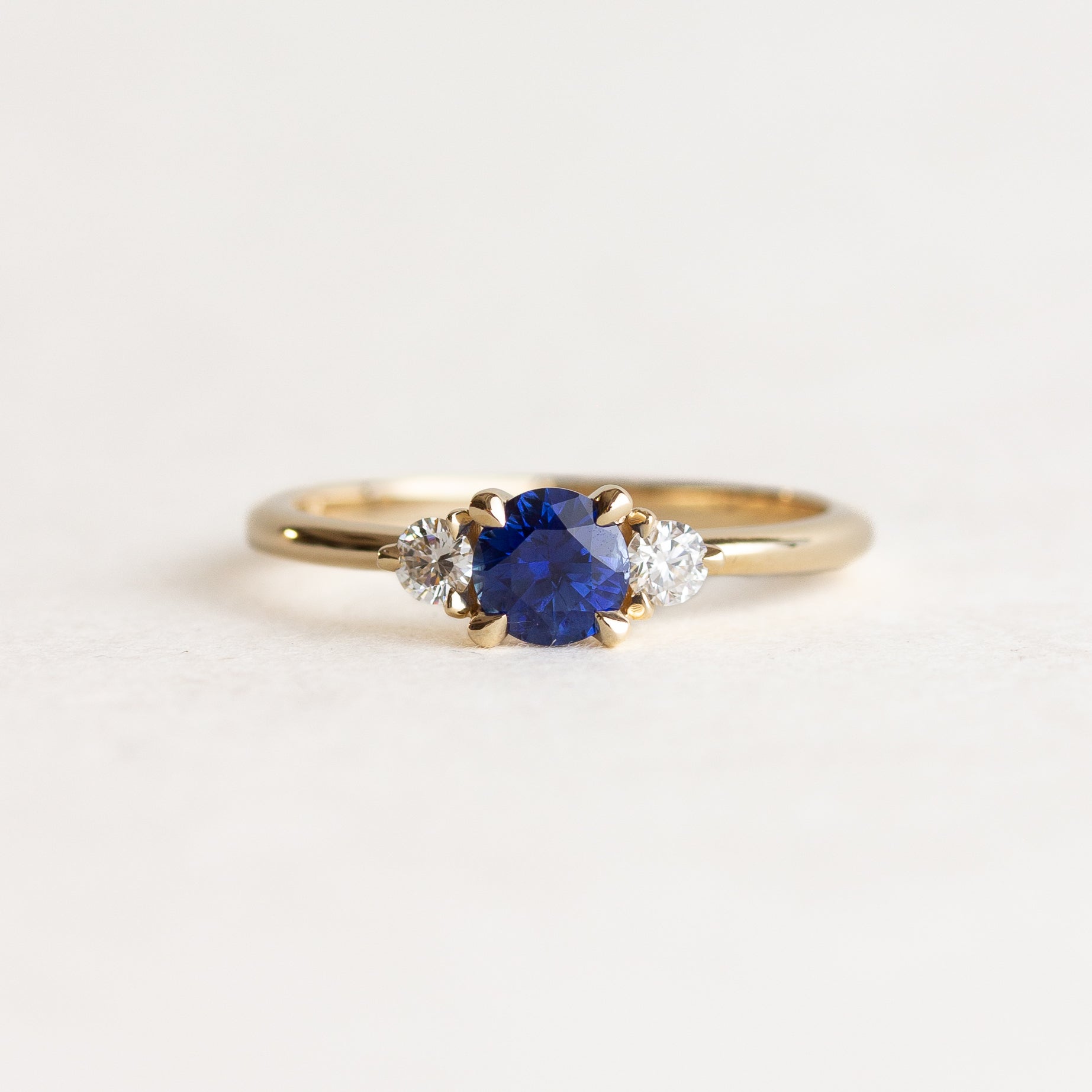 Petite Three-Stone Engagement Ring | Bria Ring | Evorden