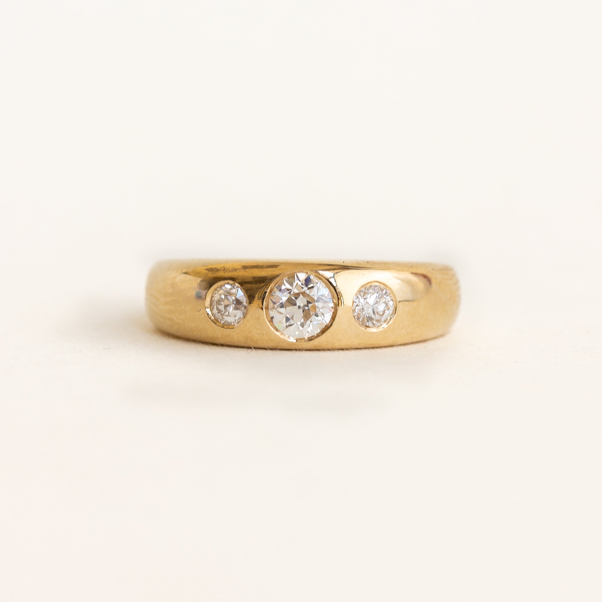 Three Stone Diamond Engagement Ring | Simone Ring | Evorden
