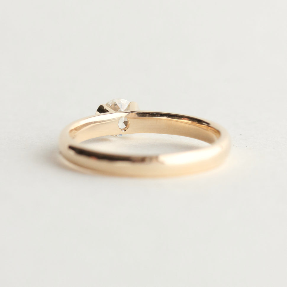 Semi-Bezel Diamond Engagement Ring | Felicity Ring | Evorden