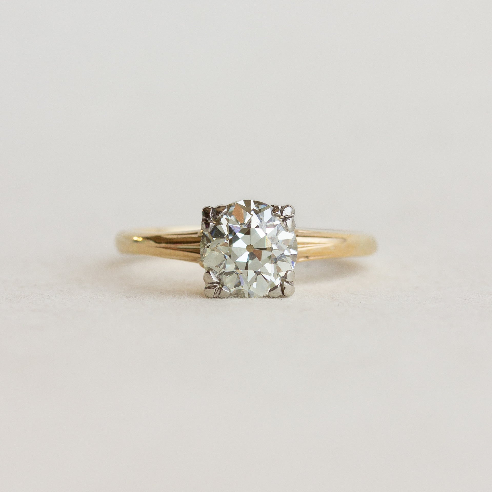 The Roden Ring - Old European-cut Diamond Engagement Ring – Evorden