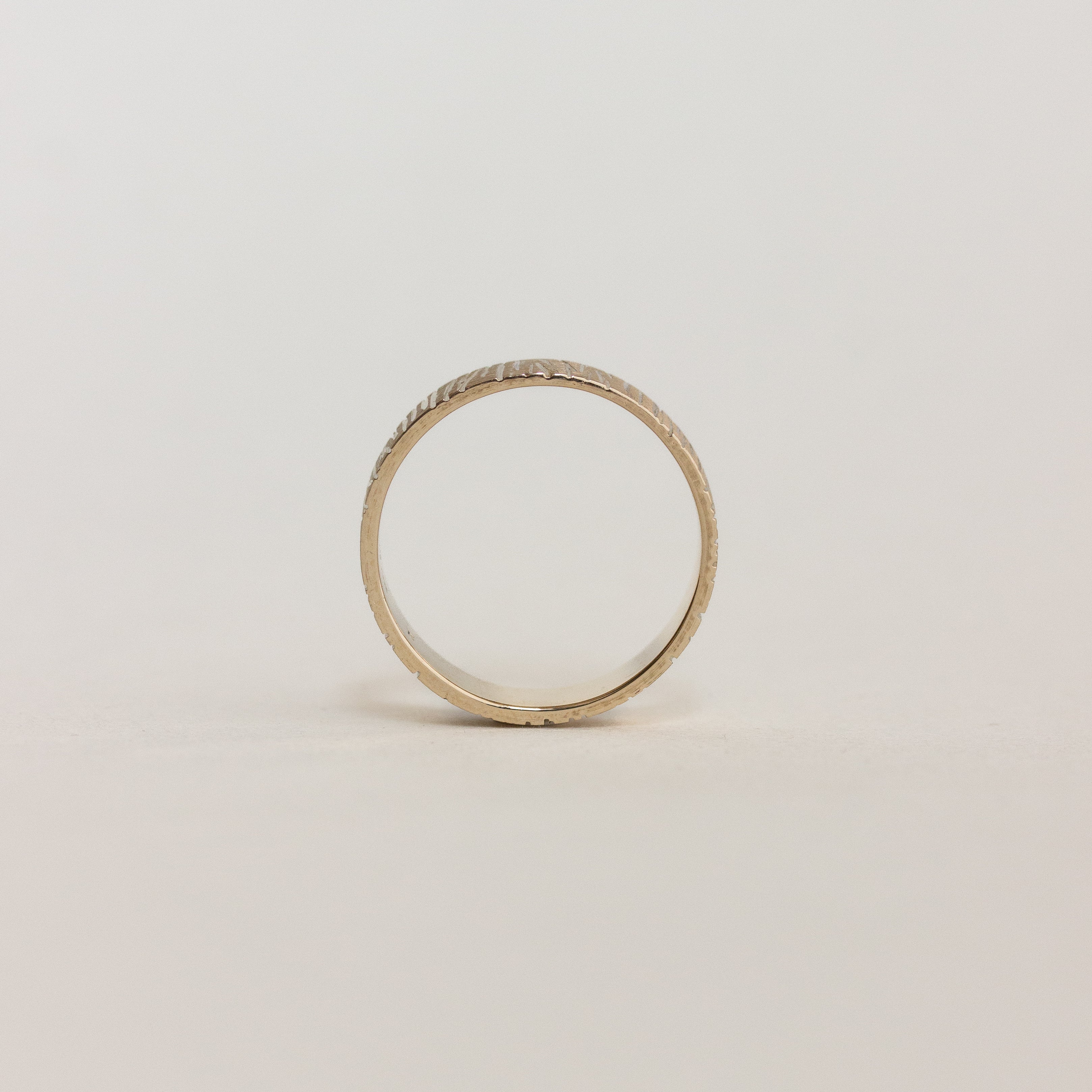 Bark Textured Wedding Band | Evorden