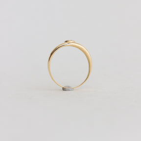 Chunky Half Bezel Vintage Diamond Ring | The Wen Ring | Evorden