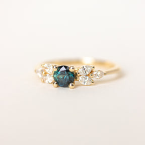 Teal Sapphire Engagement Ring | Eva Ring | Evorden