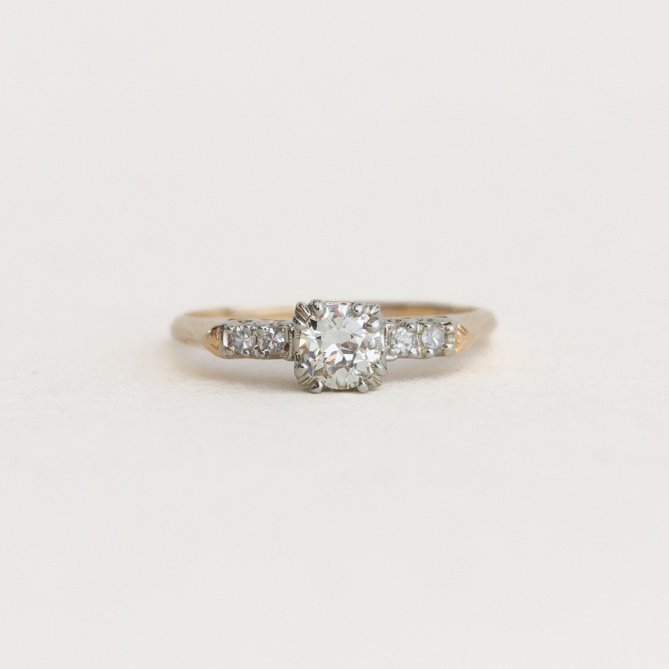 Five Stone Vintage Diamond Ring | The Elson Ring | Evorden