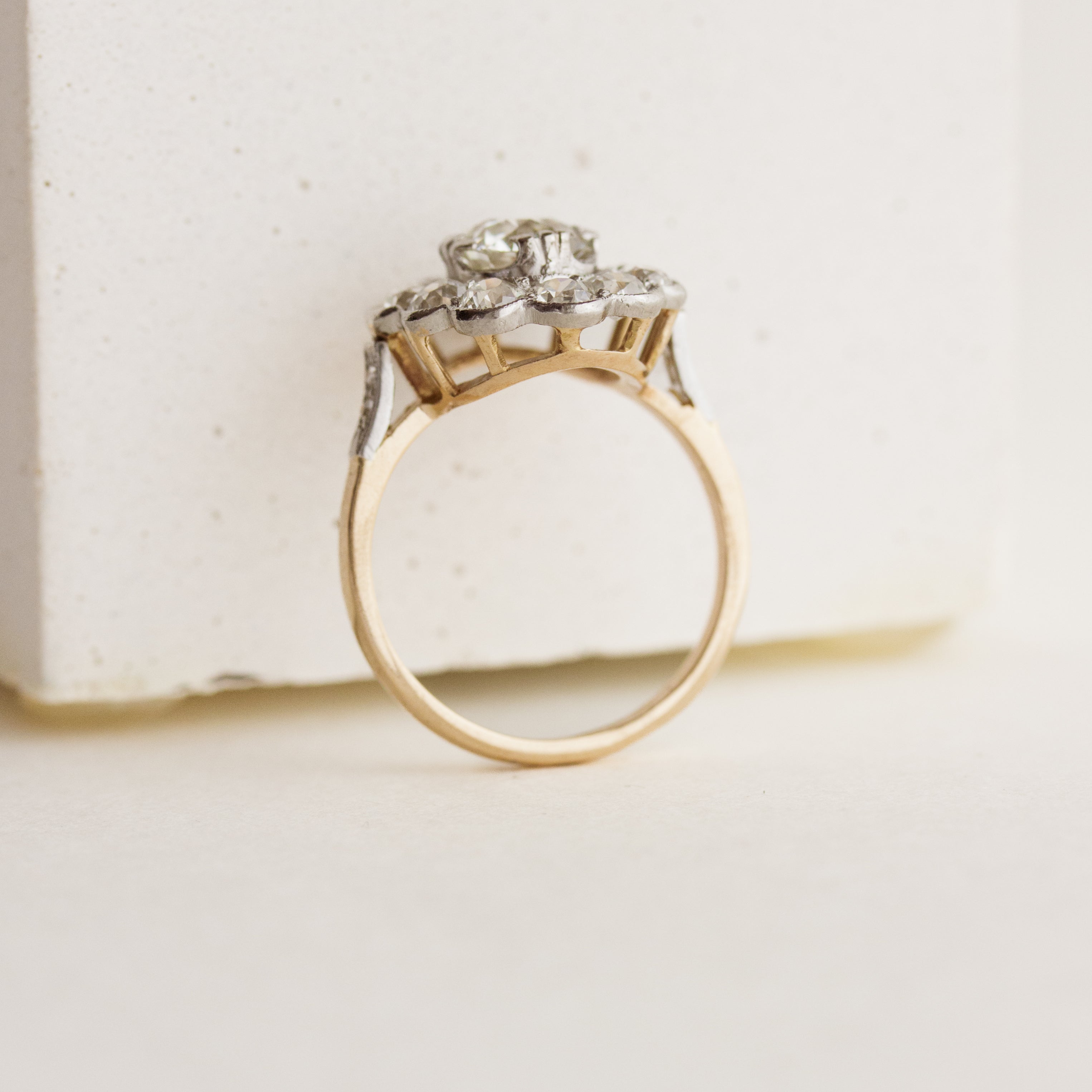 Old European Cut Diamond Halo Ring | The Emerson Ring | Evorden
